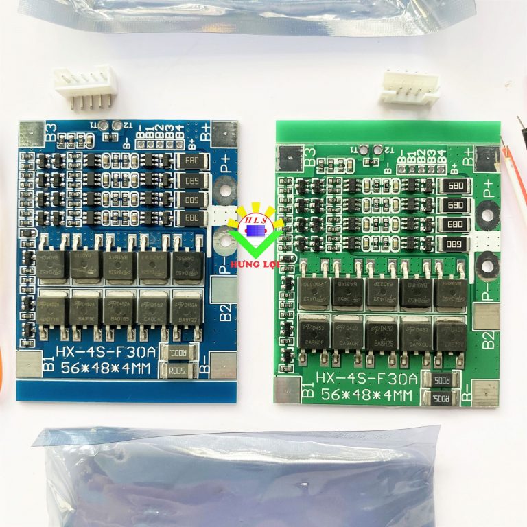 Bo mạch bảo vệ pin lithium 4S 30A BMS 14.8V 12.8V 18650 LiFePO4 Cân ...